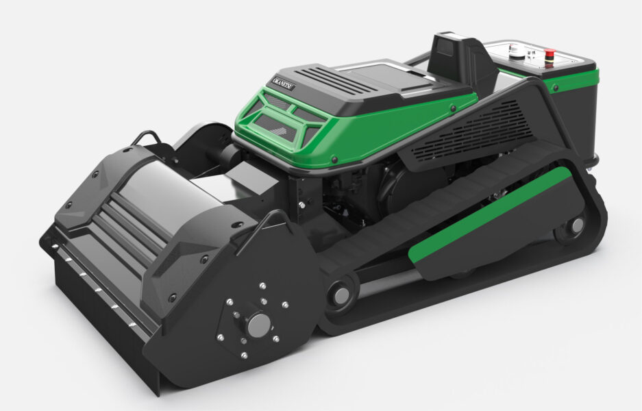 ラジコン草刈機 | 大阪の工業製品デザイン-クオーレデザイン